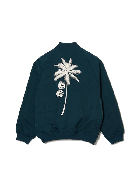 PALM DICE NYLON GAME JACKET GREEN – TAIN DOUBLEPUSH